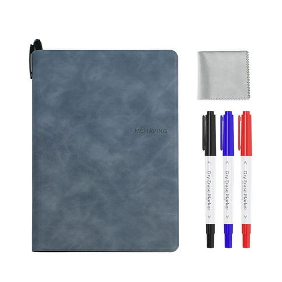 Small Magnetic Whiteboard Notebook Double-Side Writing Board Notebook ...