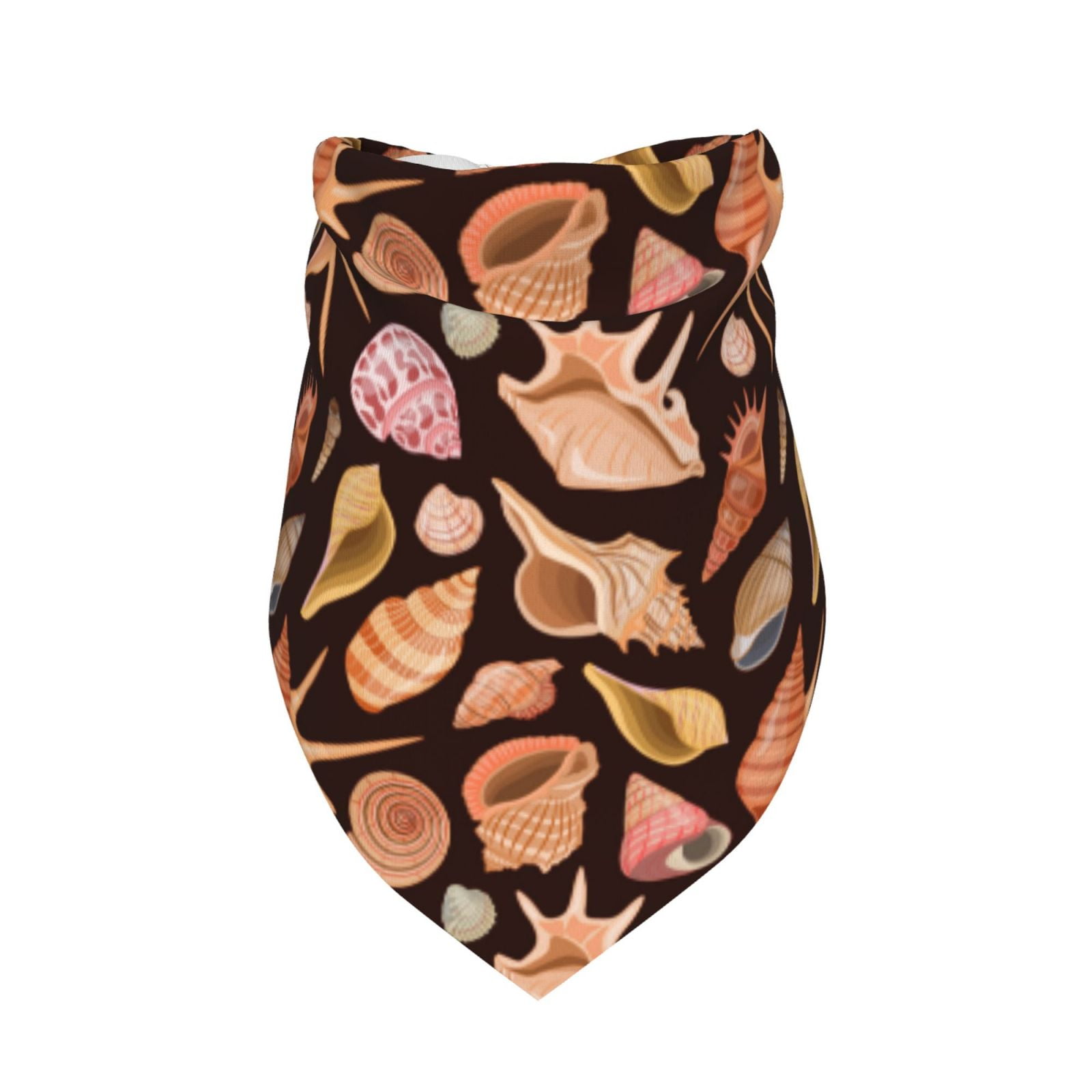 Small Medium Large Dog Bandanas Boy Girl - Conch Shells Print No.9071 ...