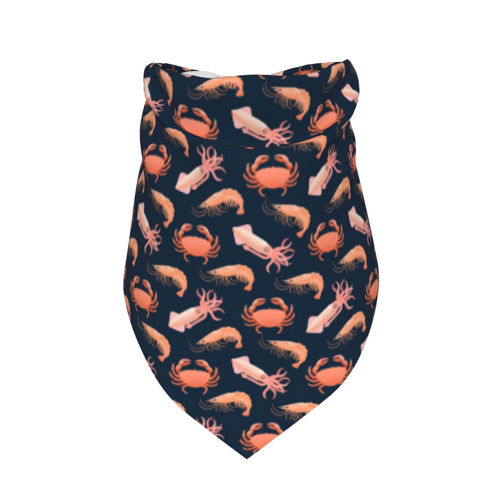 Small Medium Large Dog Bandanas Boy Girl - Shrimp No.9071 Soft ...