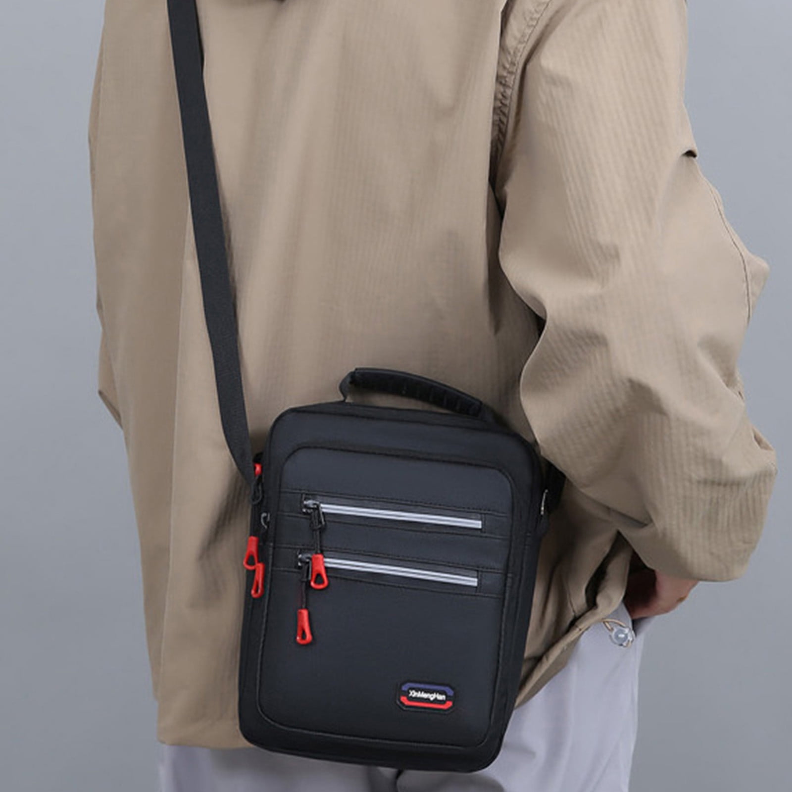 Small Men's Waterproof Messenger Bag - Ideal Crossbody Sling Purse ...