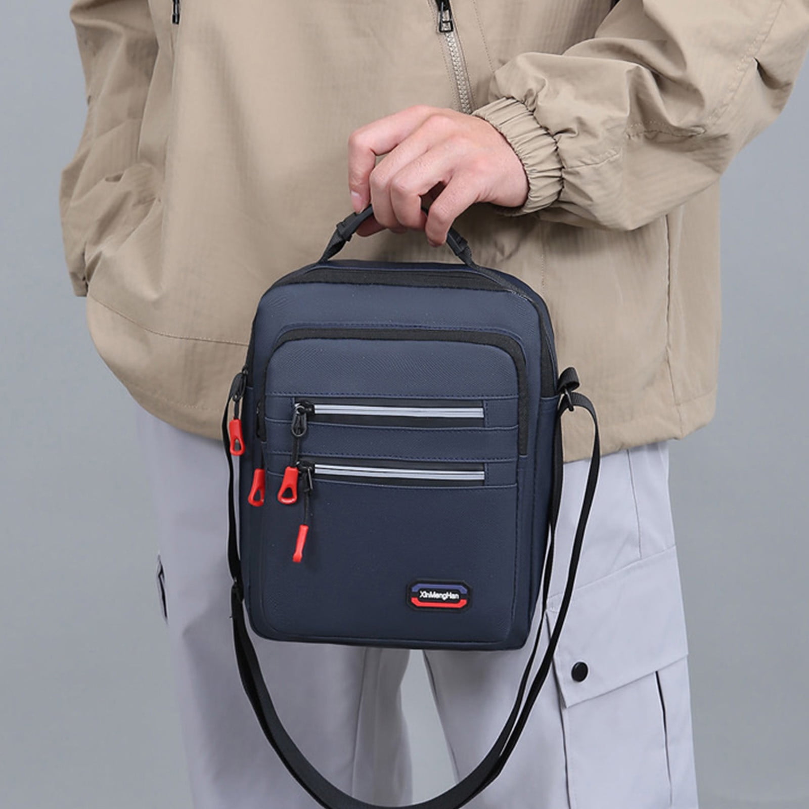 Small Men's Waterproof Messenger Bag - Ideal Crossbody Sling Purse ...