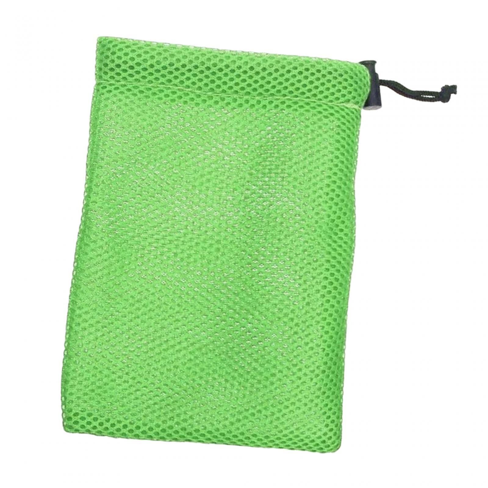 Small Mesh Drawstring Bag Storage Pouch Lightweight Stuff Sack Mesh Bag ...