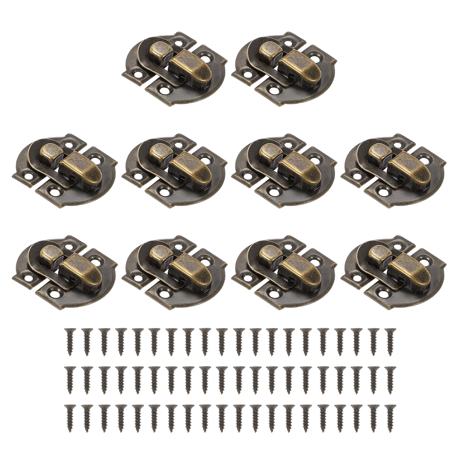 Small Metal Box Toggle Latch, 10 Pack Vintage Hasp Latch Lock Buckle ...