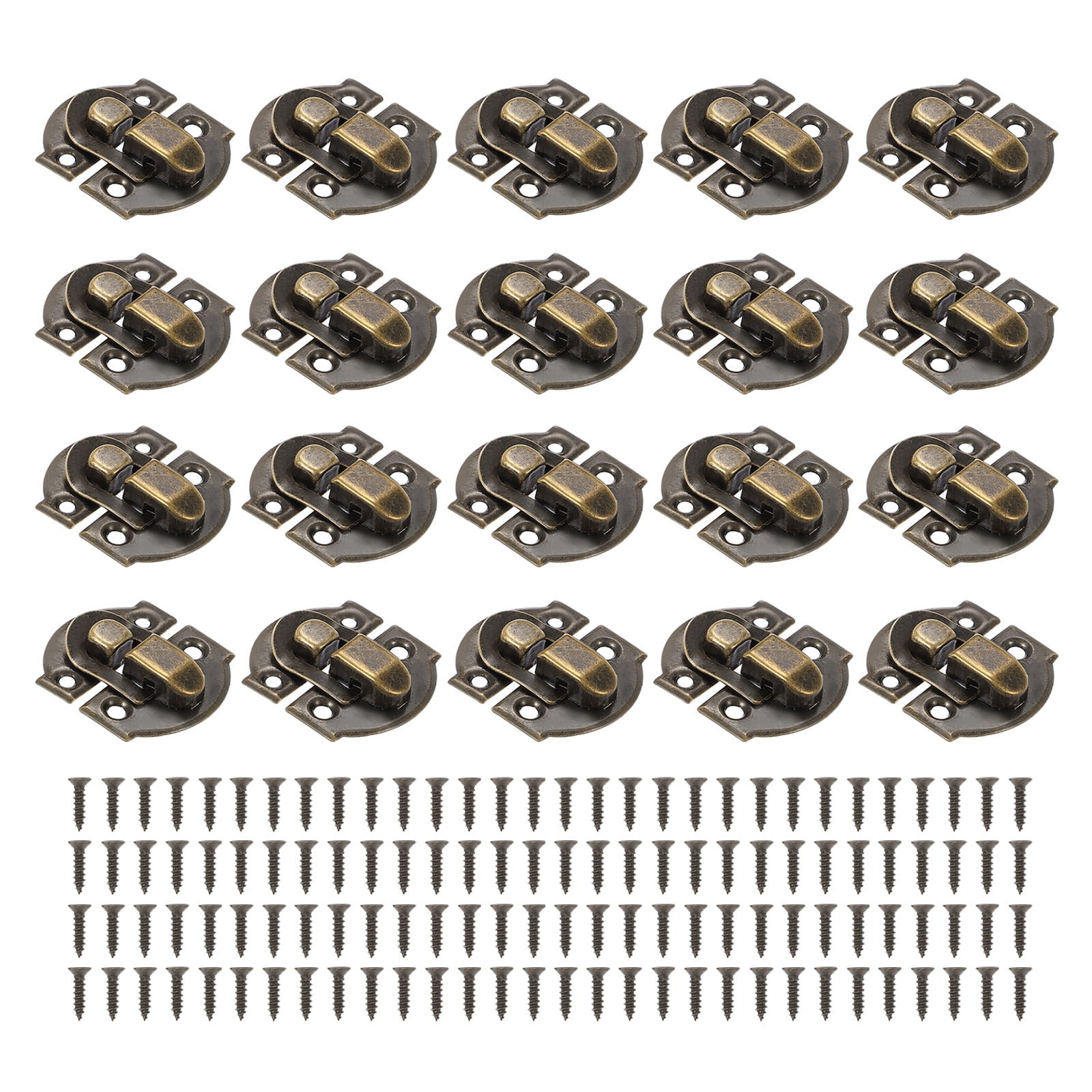 Small Metal Box Toggle Latch, 20 Pack Vintage Hasp Latch Lock Buckle ...