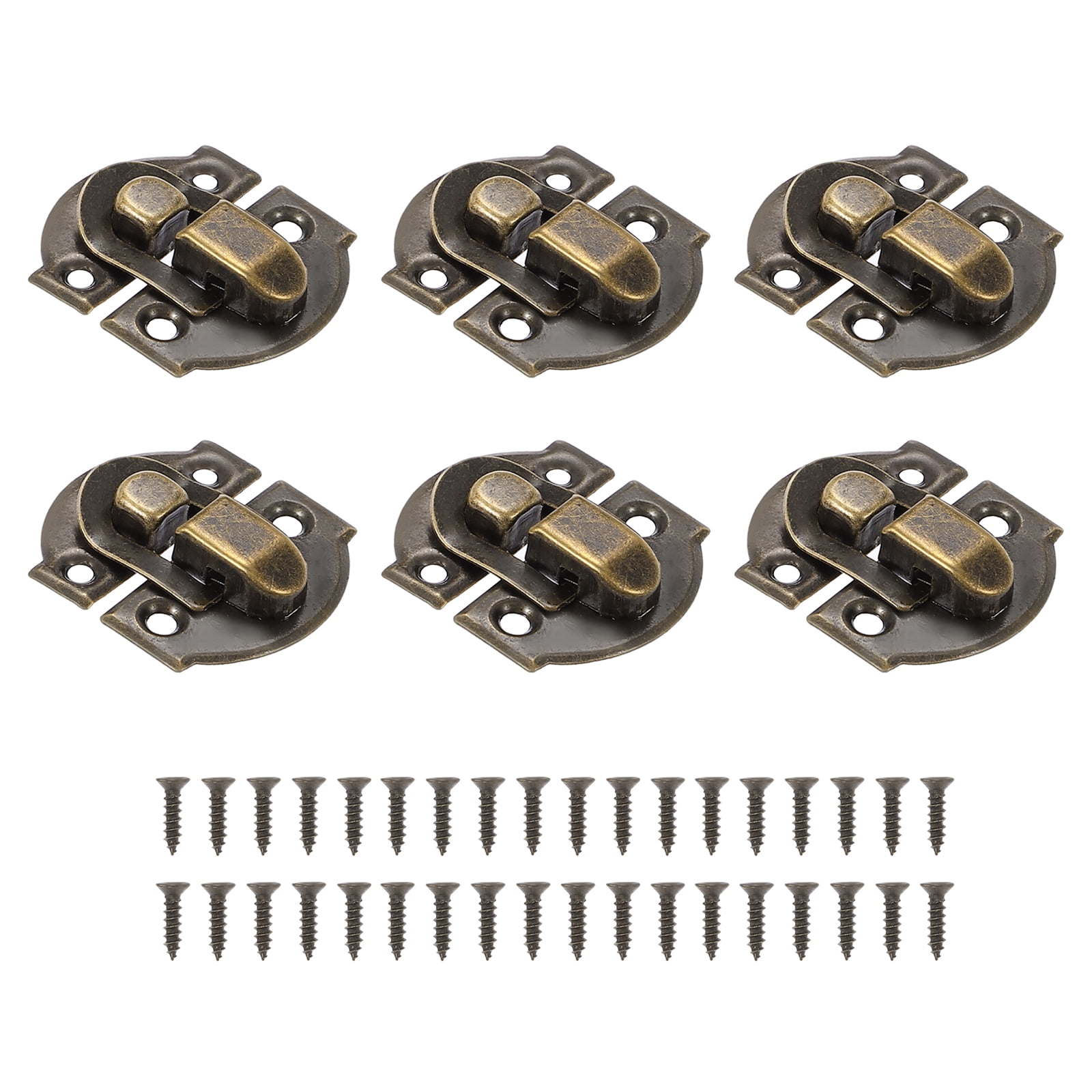 Small Metal Box Toggle Latch, 6 Pack Vintage Hasp Latch Lock Buckle ...