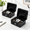 Small Metal Lock Box With Key For And Medication 2 Pack - Walmart.com