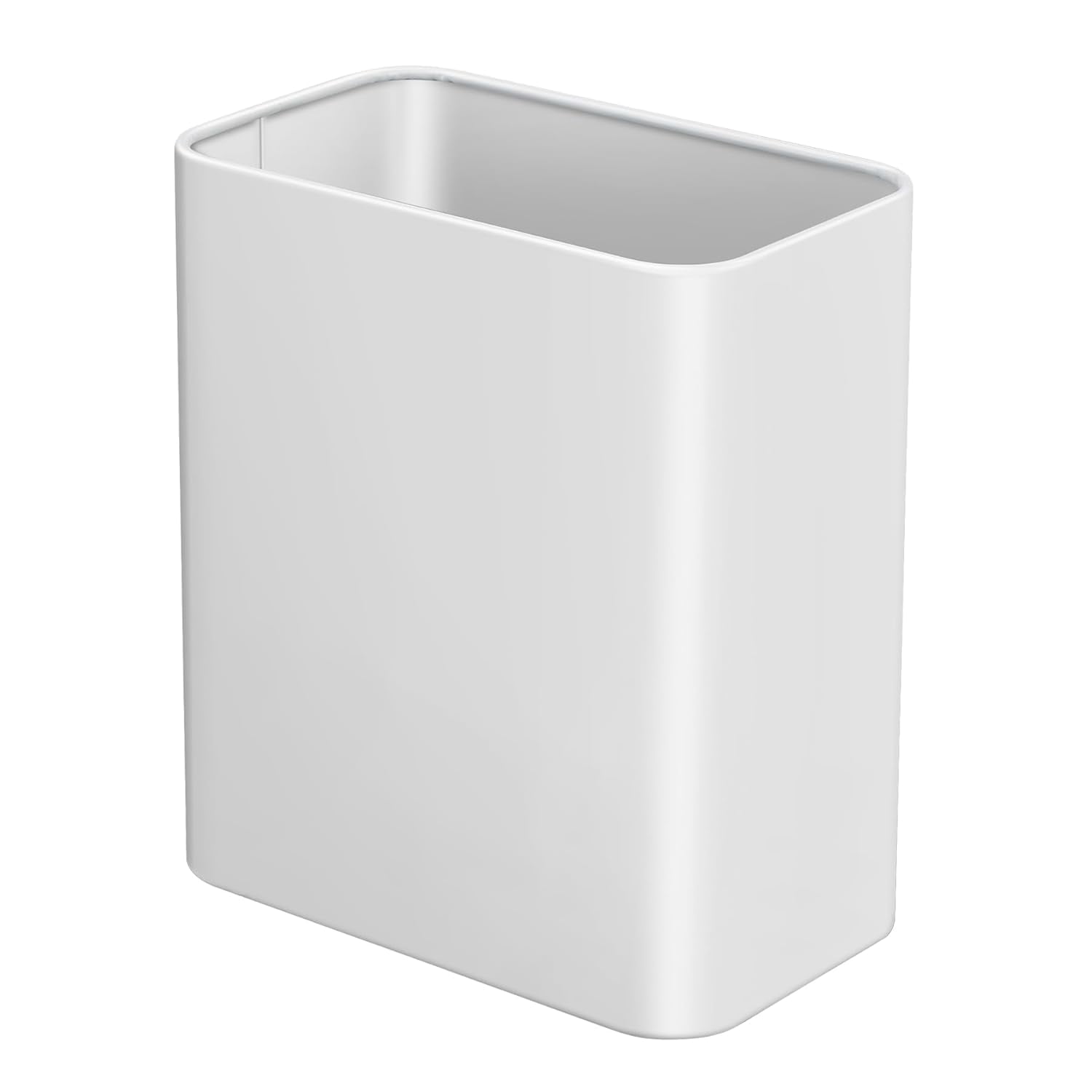 Small Metal Trash Can, 2.1 Gallon Slim Trash Can for Bathroom ...
