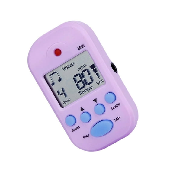 Small Metronome Professional Clip LCD Digital Transparents Rhythm ...