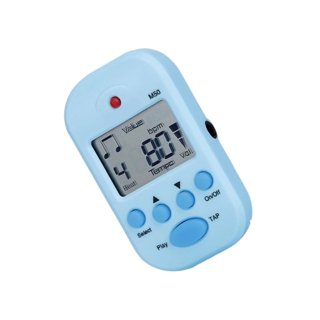Small Metronome Professional Clip LCD Digital Transparents Rhythm ...