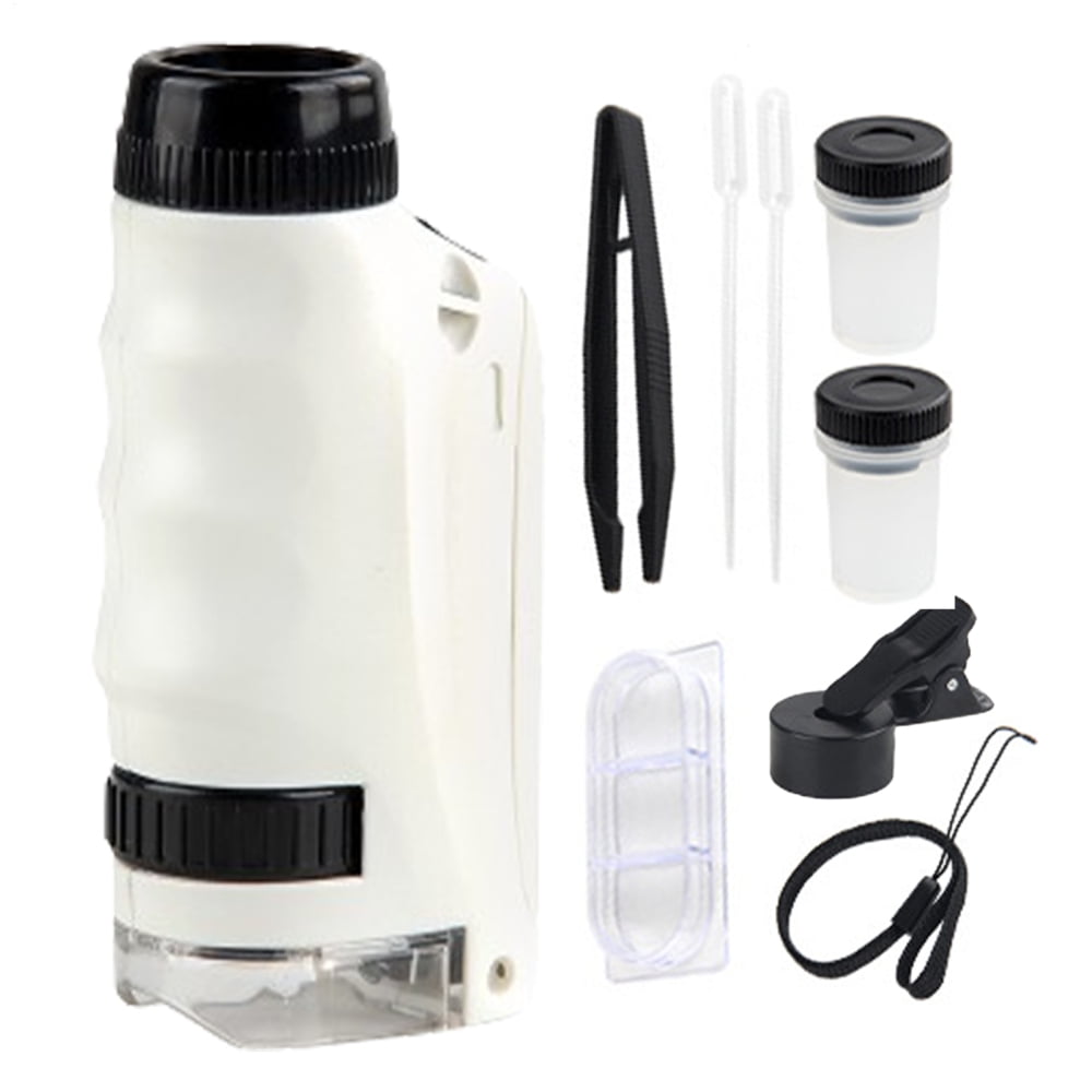 Small Microscope For Kids, 250X Magnification Portable Outdoor ...