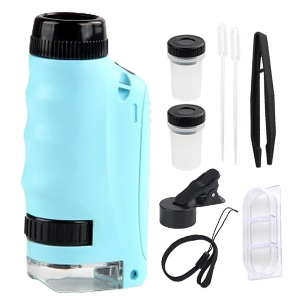 Small Microscope For Kids, 250X Magnification Portable Outdoor ...