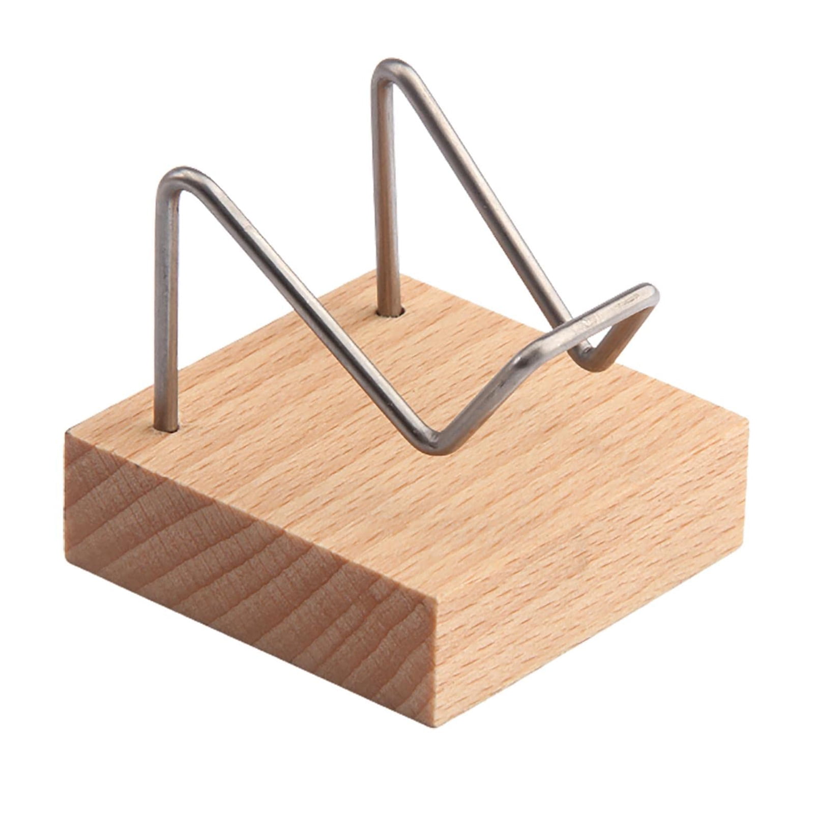 Small Mineral Display Rack Lightweight Display Stand with Wooden Base ...