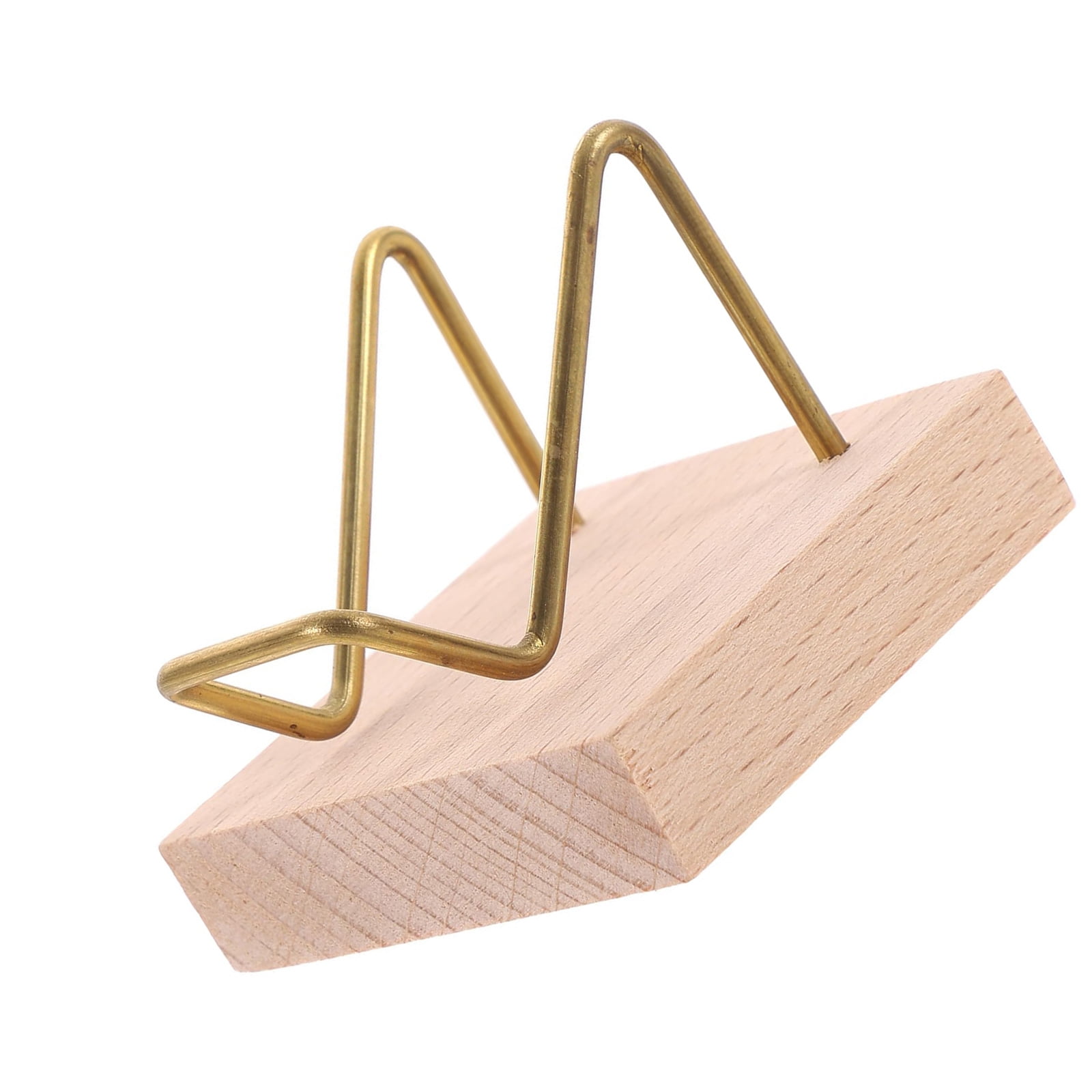Small Mineral Display Rack Lightweight Display Stand with Wooden Base ...