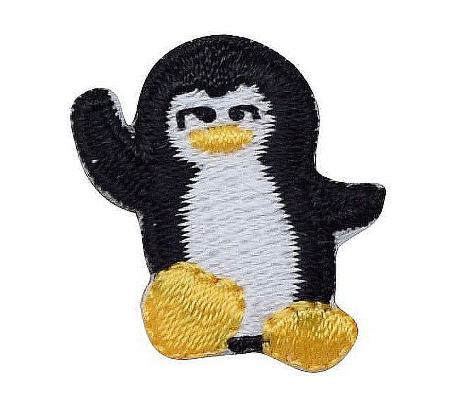 Small/Mini - Penguin - Iron on Applique/Embroidered Patch - Walmart.com