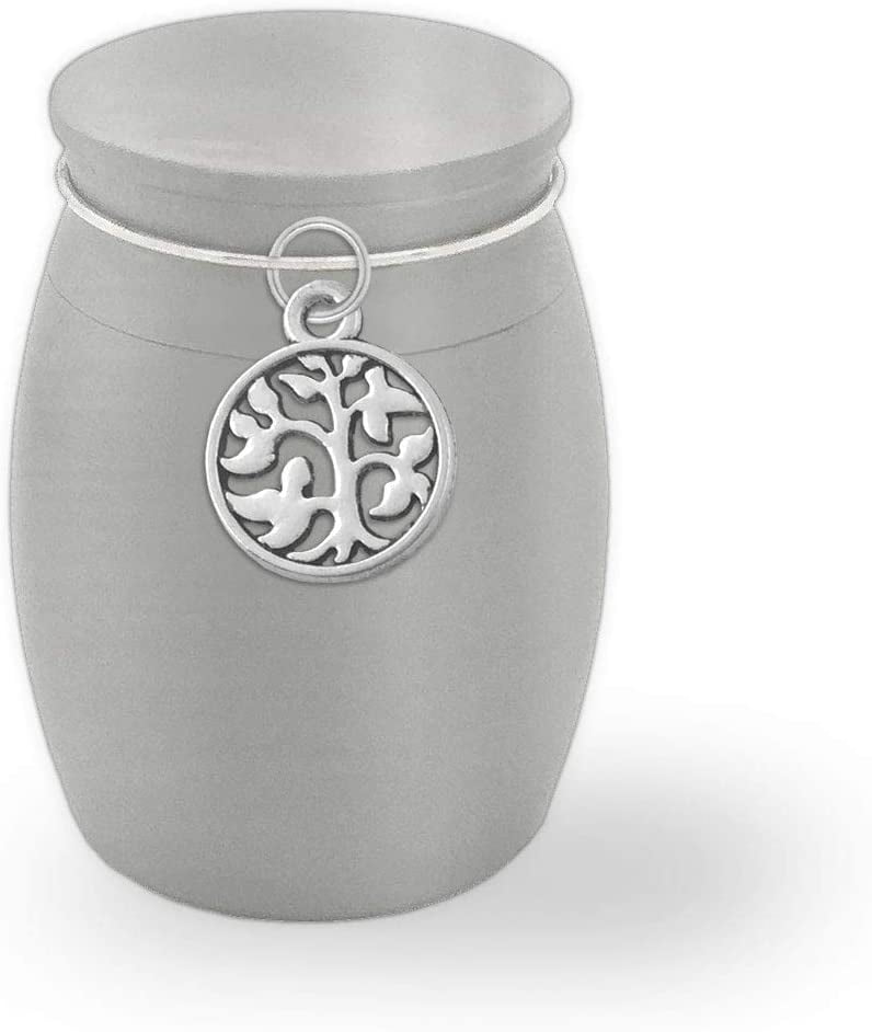 Small Mini Tree of Life Memorial Cremains Holder Container Jar Vial ...