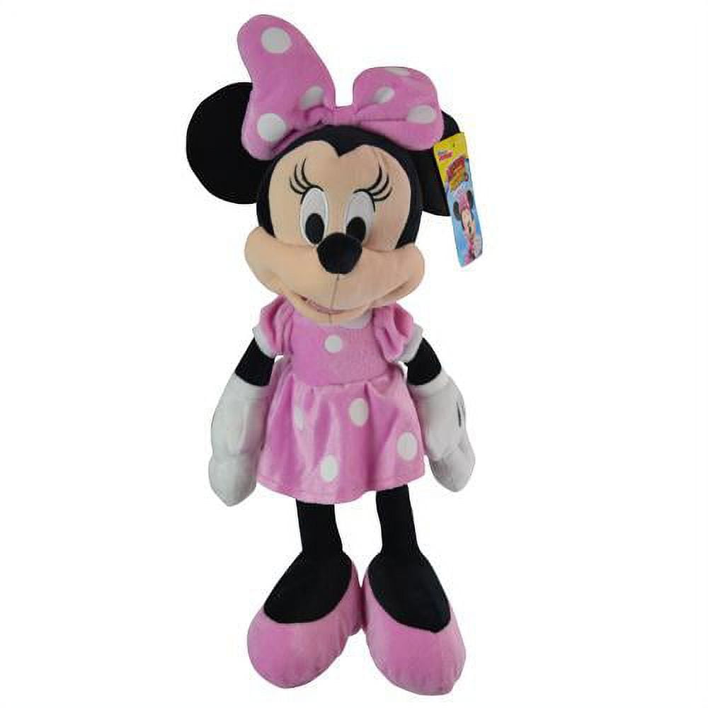 Small Minnie Mouse Disney Pink 11" Beans Plush w hangtag - Walmart.com