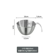 HZLPFO Stainless Steel Mixing Bowl.Small Metal Bowl. Kitchen, Cooking ...