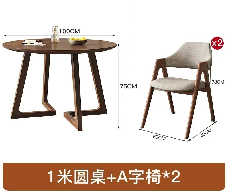 Small Modern Dining Table Space Saving Round Set Dining Table Center ...