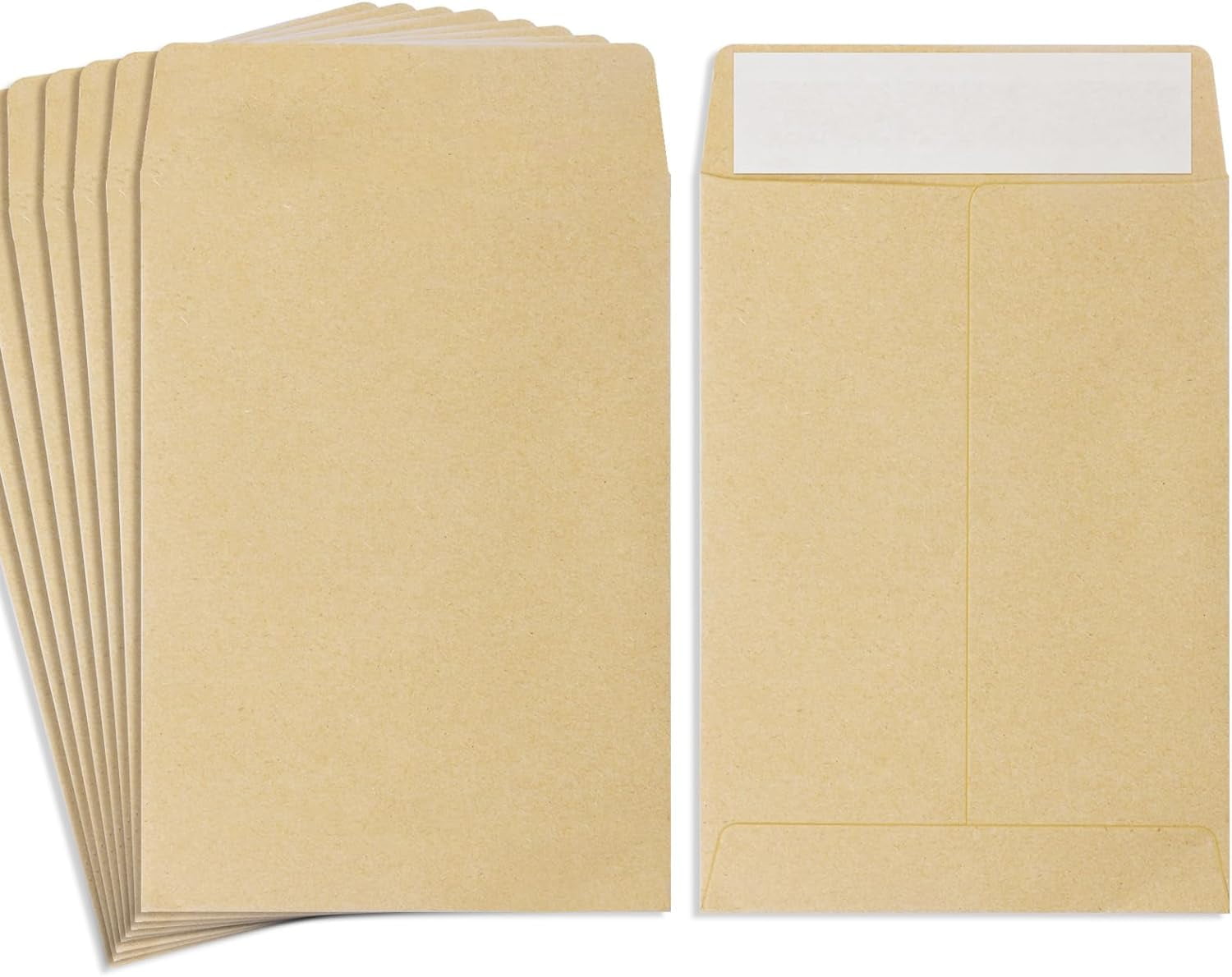 Small Money Coin Envelopes for Cash, 200pcs Self-Adhesive Cash Money ...
