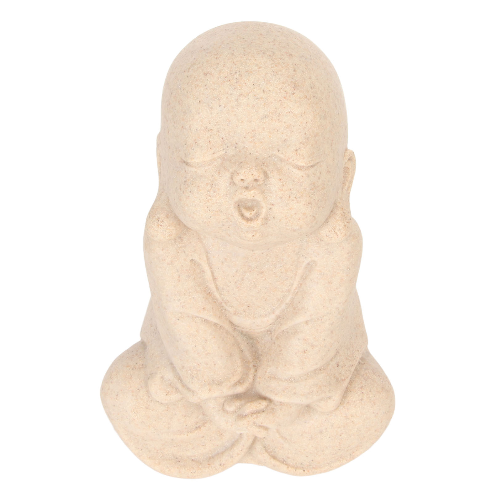 Small Monk Statue Prevent Slip Base Decorative Cute Vivid Buddha ...