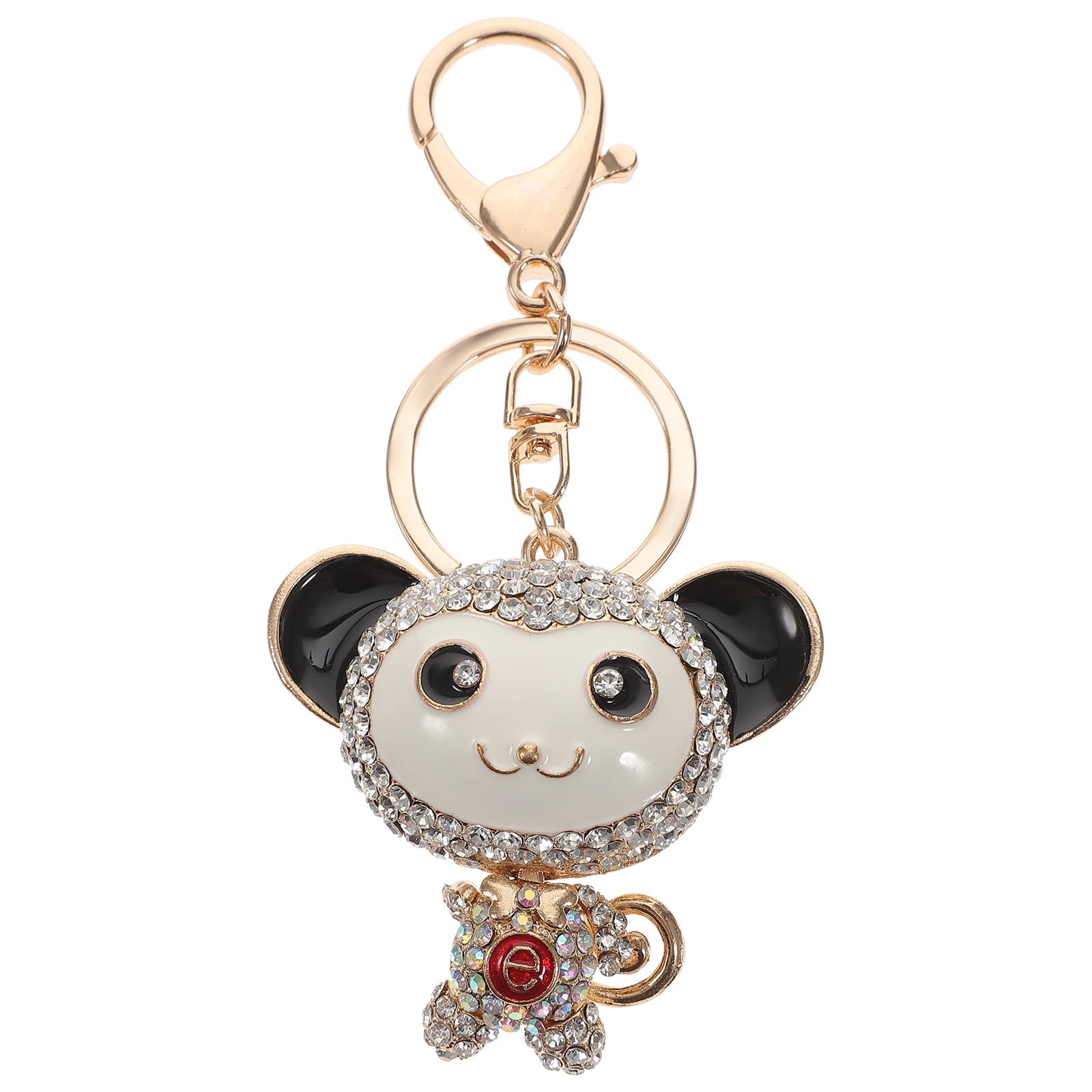 Toyandona Monkey Keychain for Daily Use with Zinc Alloy Material Black ...