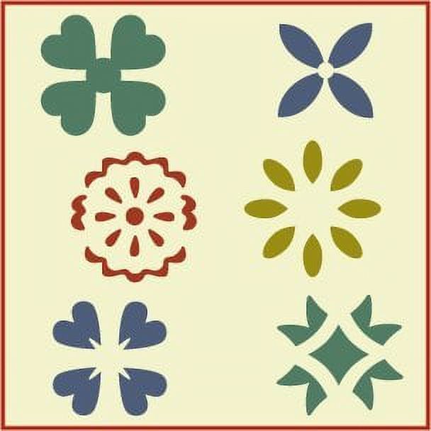 Small Motif Set 1 Stencil - Reusable Laser Cut Mylar Template for ...