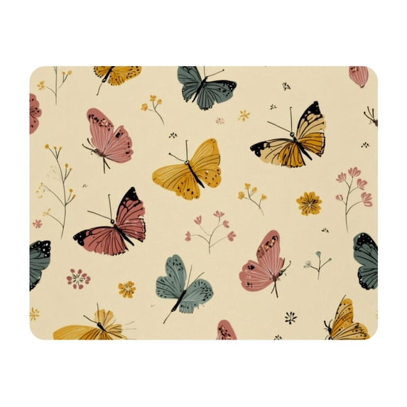 Small Mouse Pad Desk Pad, Office Mouse Mat Non-Slip Rubber Base ...