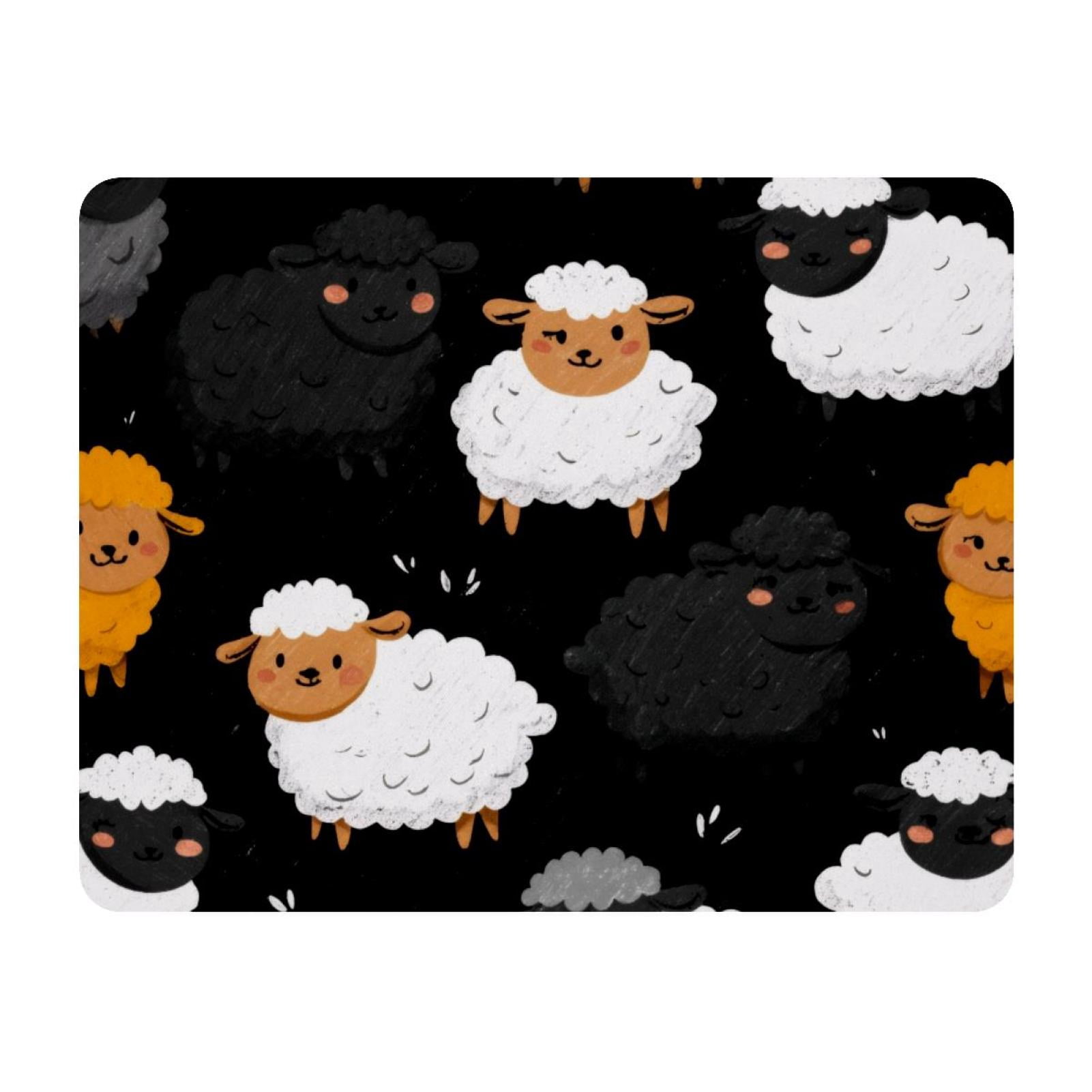 Small Mouse Pad Desk Pad, Office Mouse Mat Non-Slip Rubber Base ...