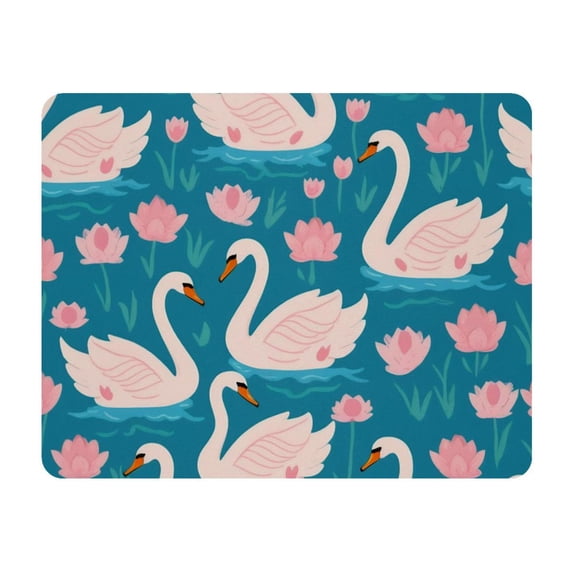 Small Mouse Pad Desk Pad, Office Mouse Mat Non-Slip Rubber Base ...