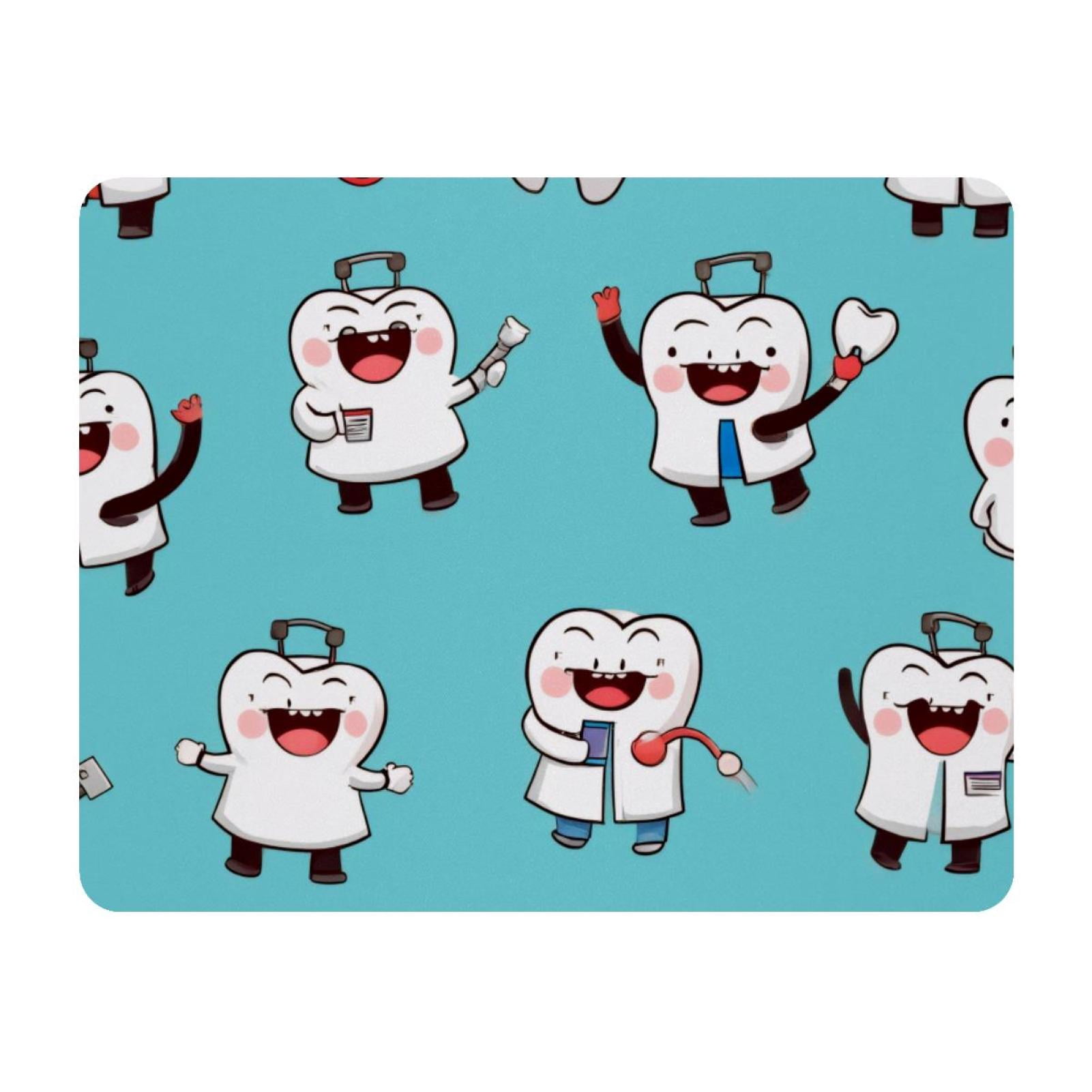 Small Mouse Pad Desk Pad, Office Mouse Mat Non-Slip Rubber Base ...