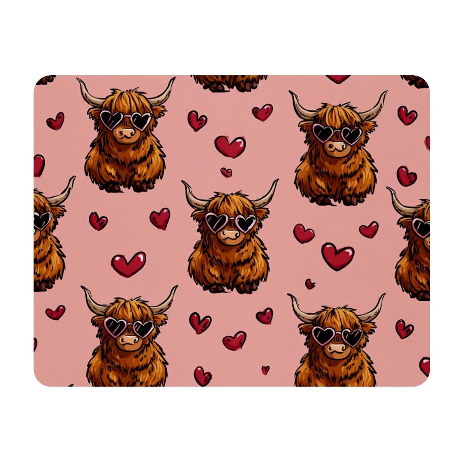 Small Mouse Pad Desk Pad, Office Mouse Mat Non-Slip Rubber Base ...