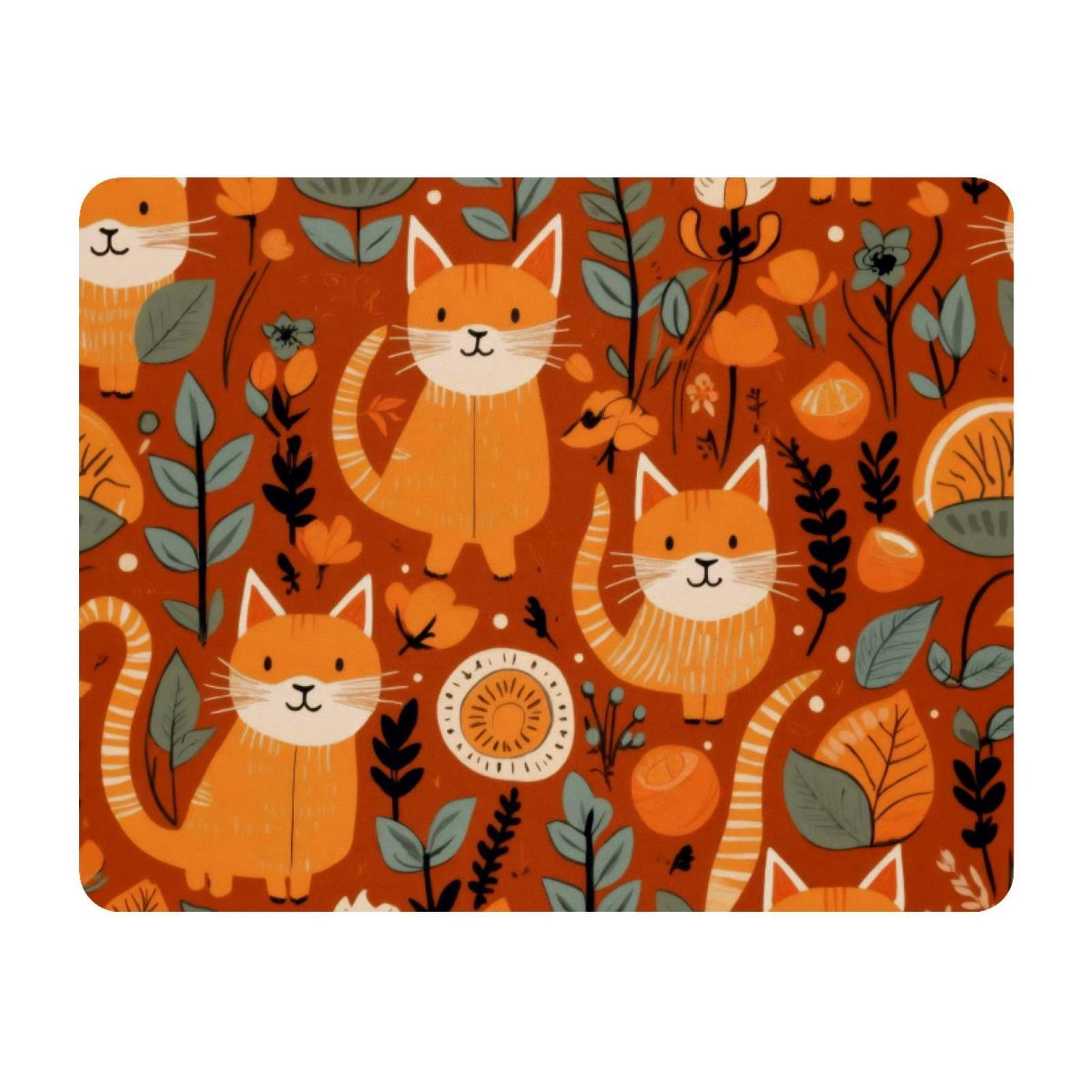 Small Mouse Pad Desk Pad, Office Mouse Mat Non-Slip Rubber Base ...