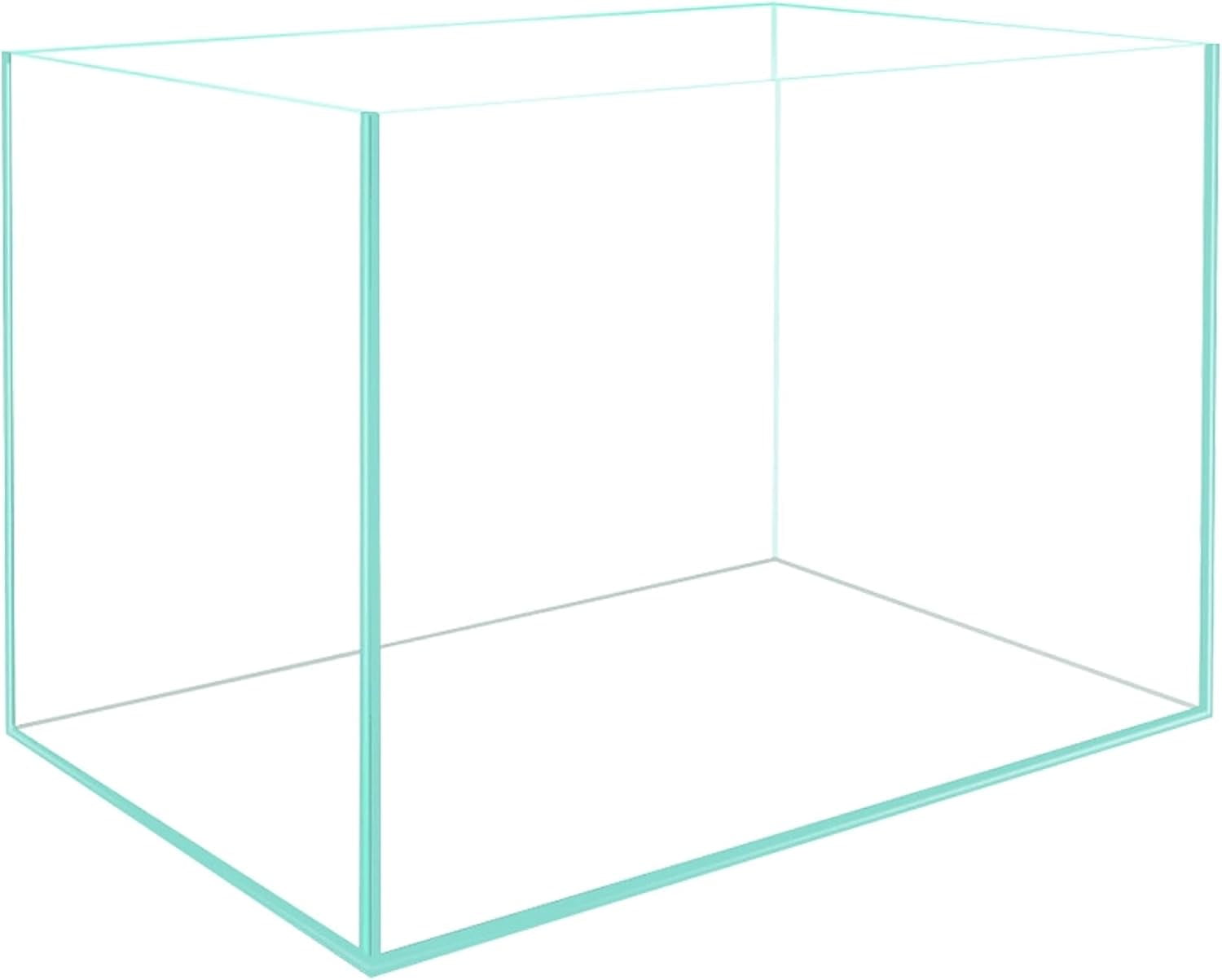 Small Nano Rimless Tank, Clear Glass Fish Tank, 1.1 Gallon, 7.8x5.5x5 ...