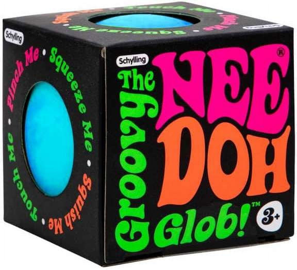 Small Nee Doh Stress Ball (The Groovy Glob, Blue) - Walmart.com