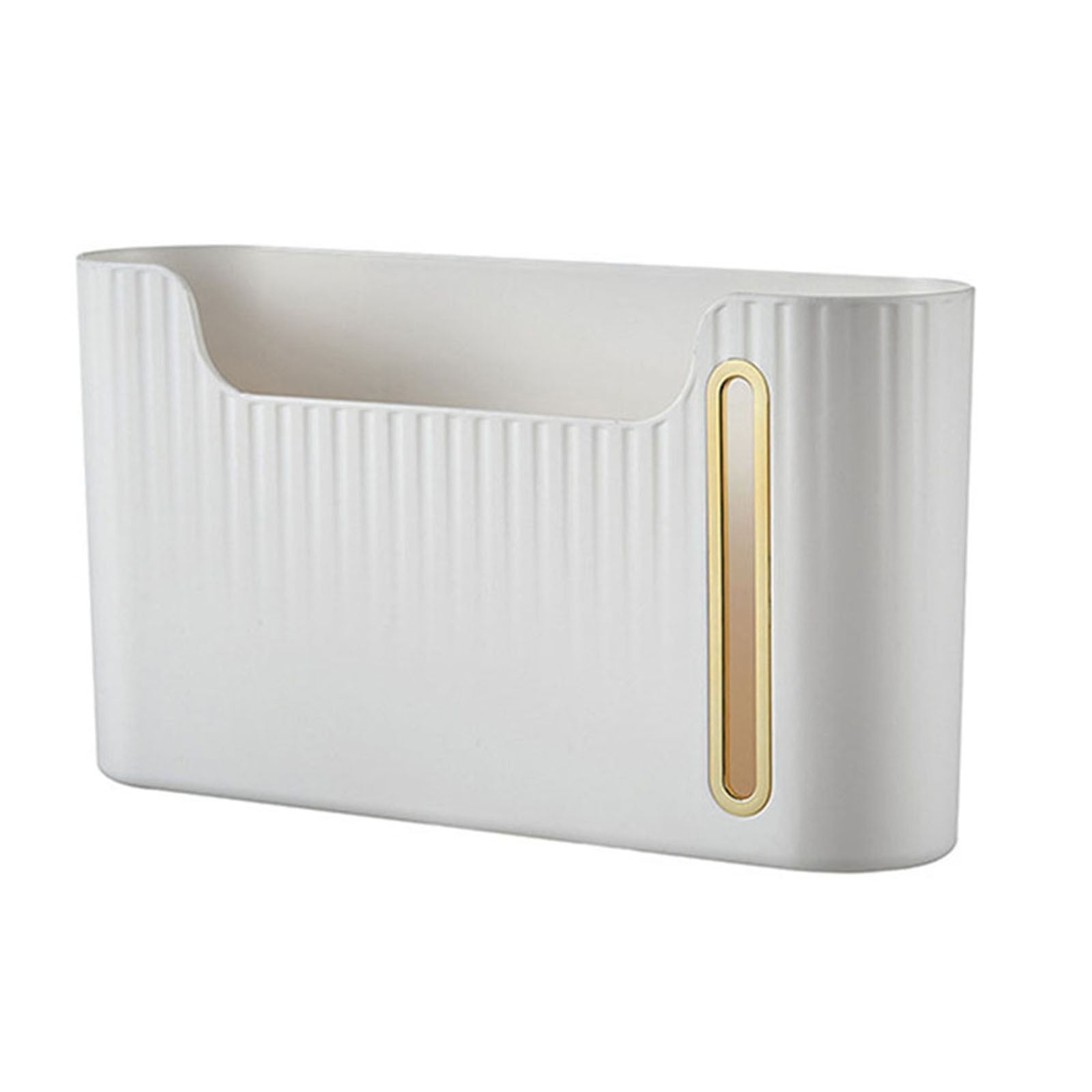 Small no-punch wall-mounted garbage plastic bag dispenser organizer ...