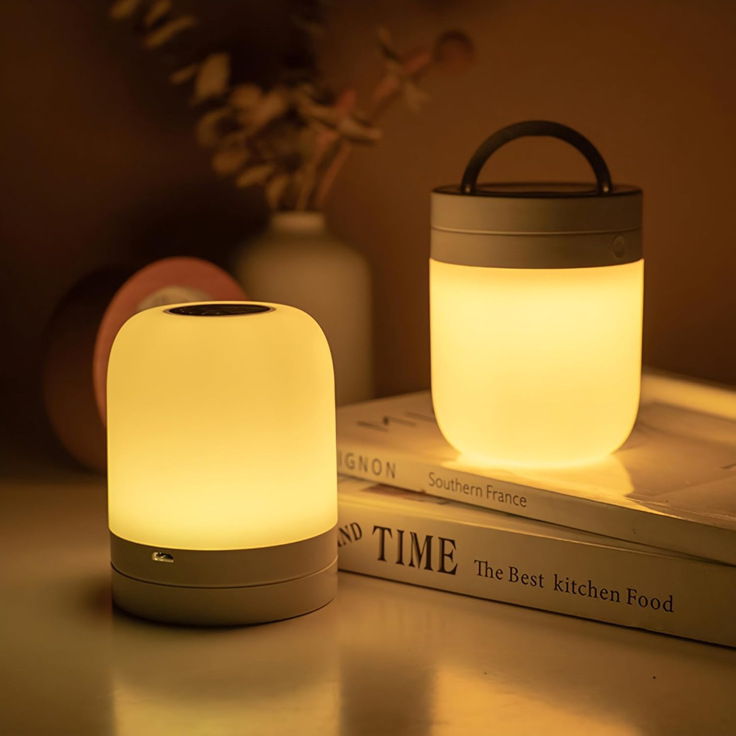 Small Nursery Night Light for Kids,13 Colors Dimmable Night Lamp for ...
