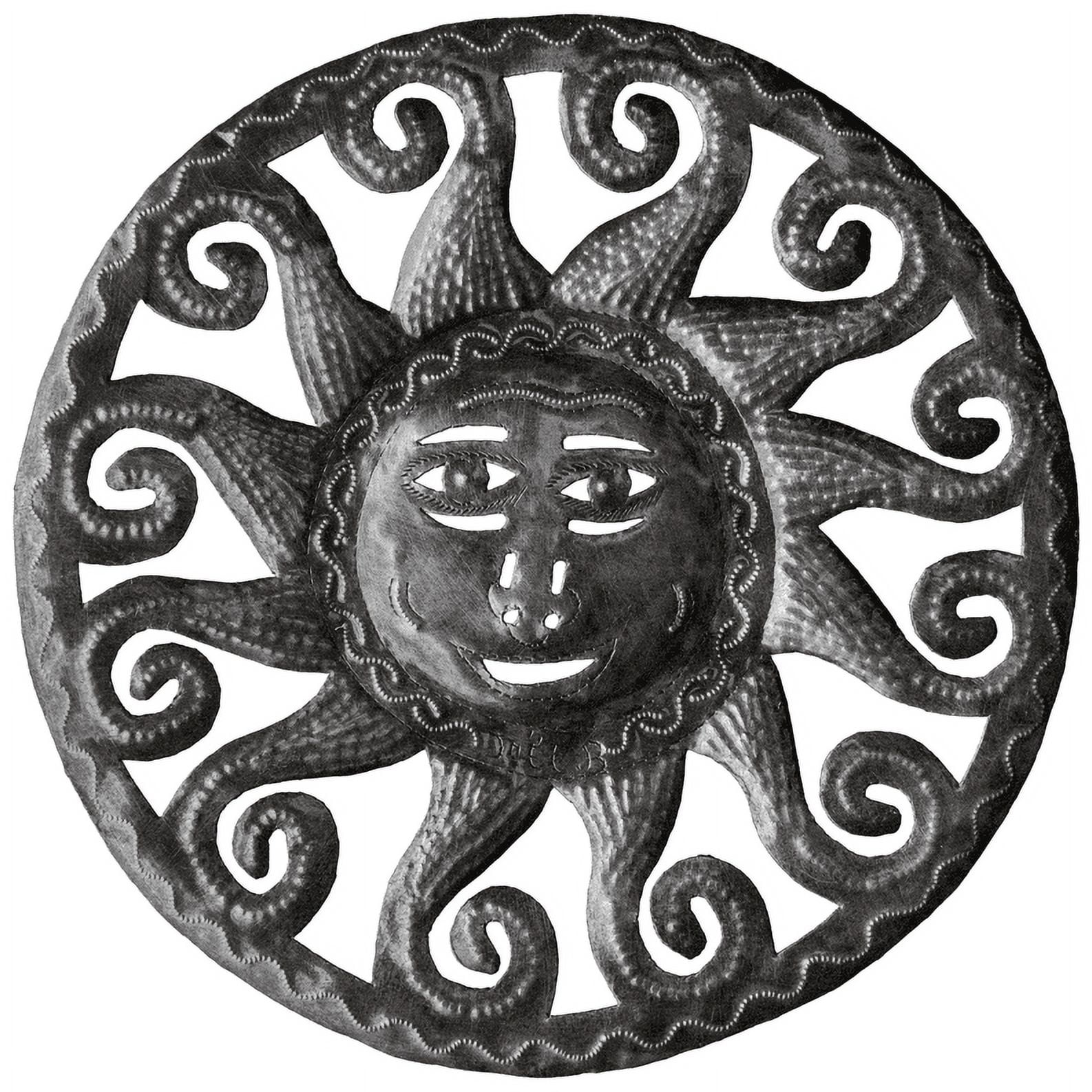 Small Octopus Sun with Border Recycled Steel - Walmart.com