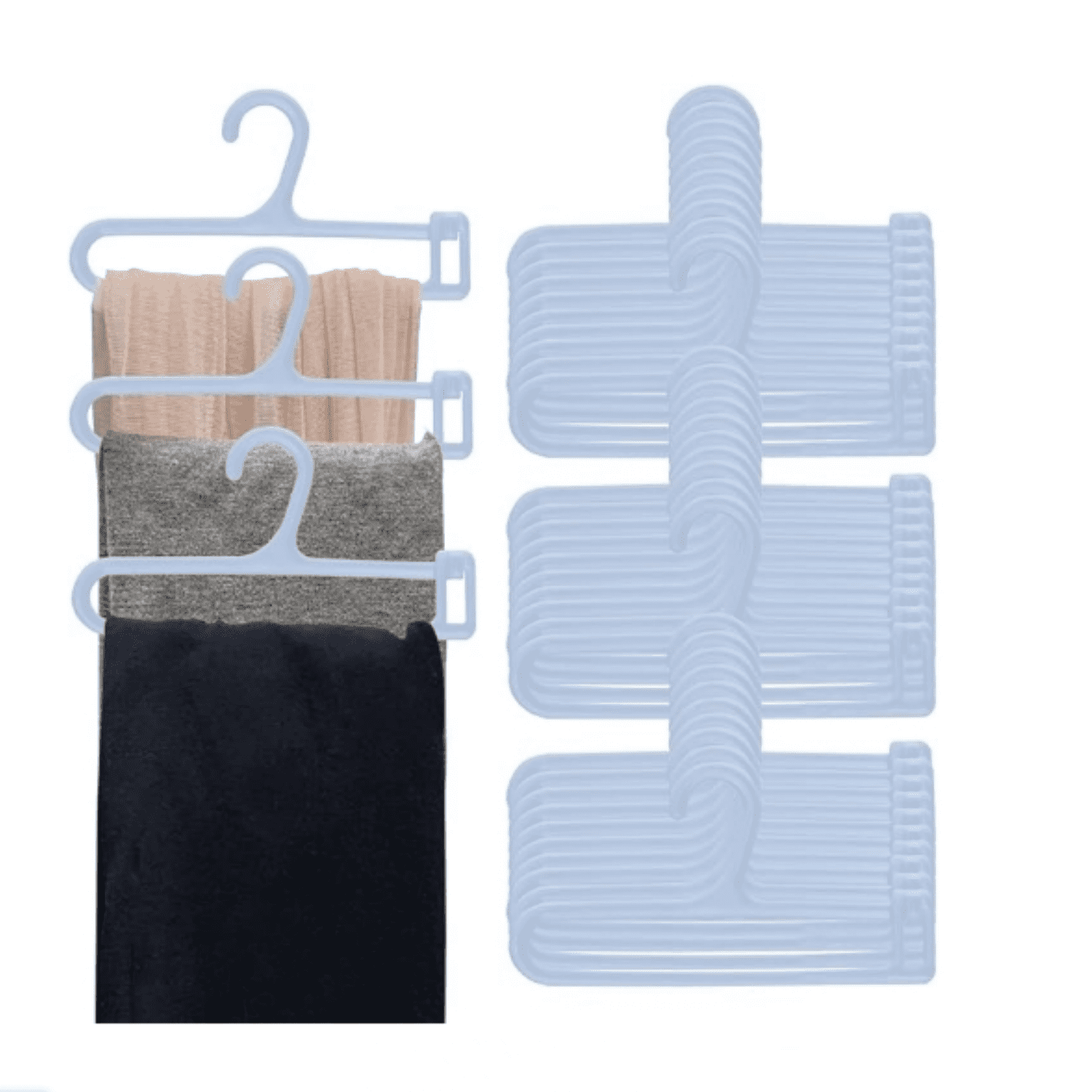 Small Organizer Hangers for Pants, Leggings, Tights, Scarves - Space ...
