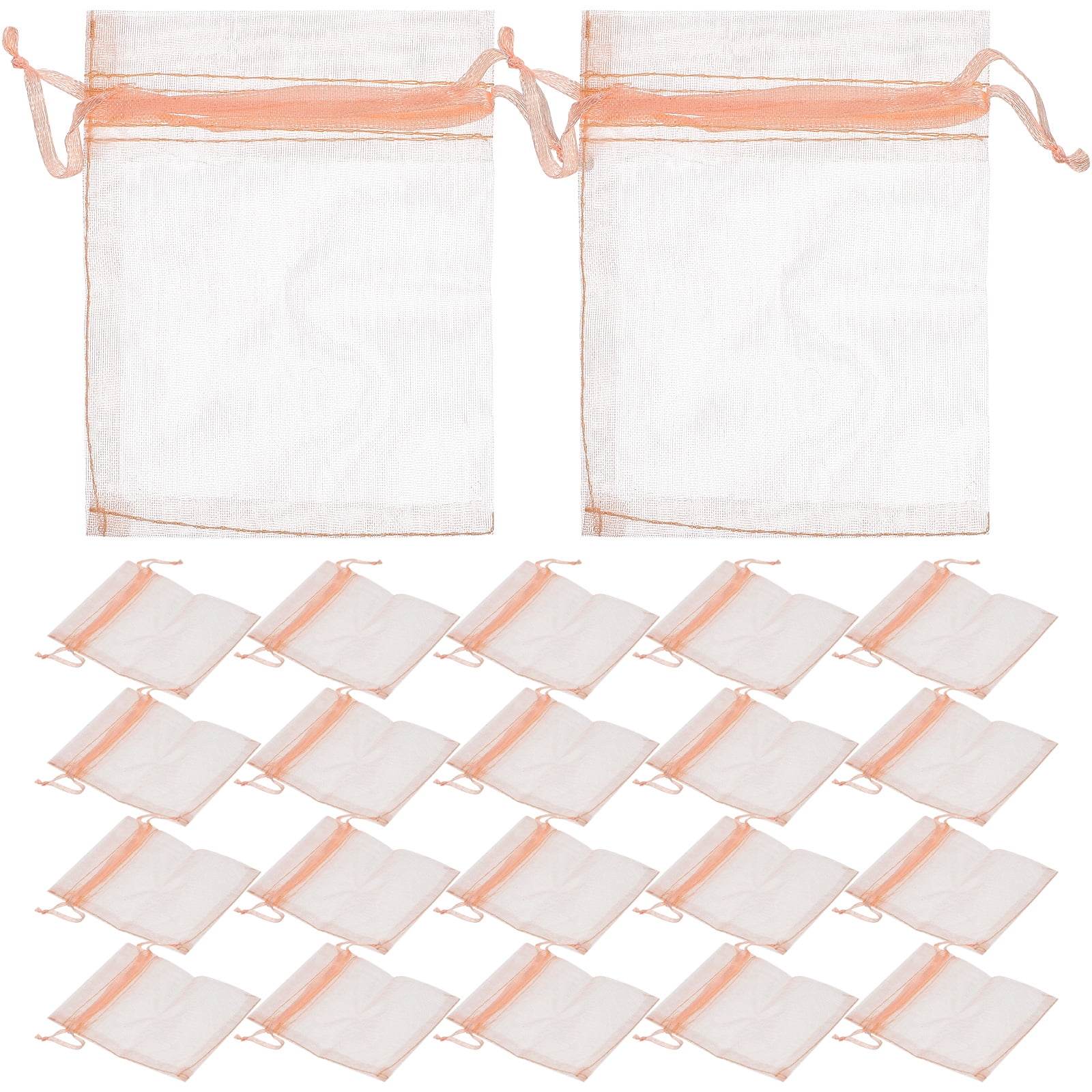 Small Organza Bag Mesh Bags Storage Pouch 300 Pcs Drawstring Candy ...