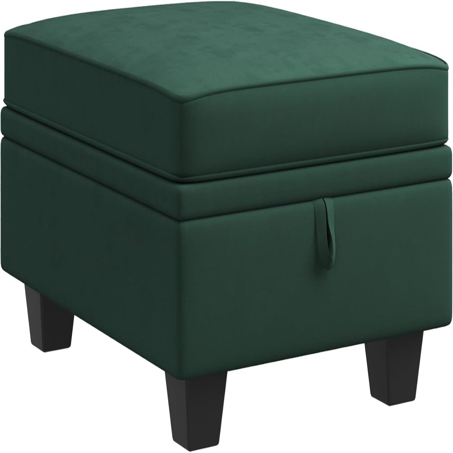 Small Ottoman with Storage Square Ottoman with Hydraulic Rod for Living ...