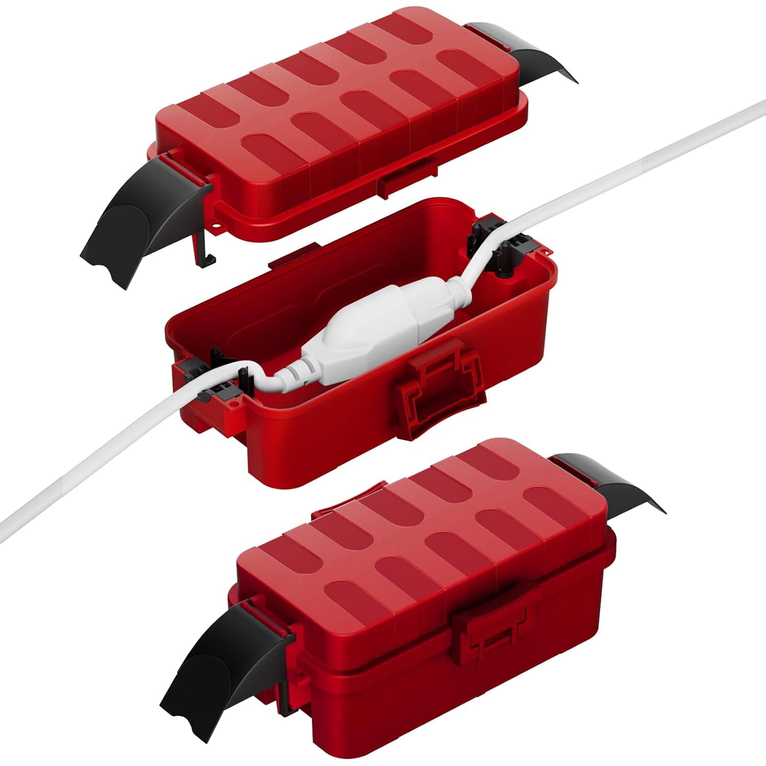 Small Outdoor Electrical Box Waterproof w/Detachable Shield Covers ...