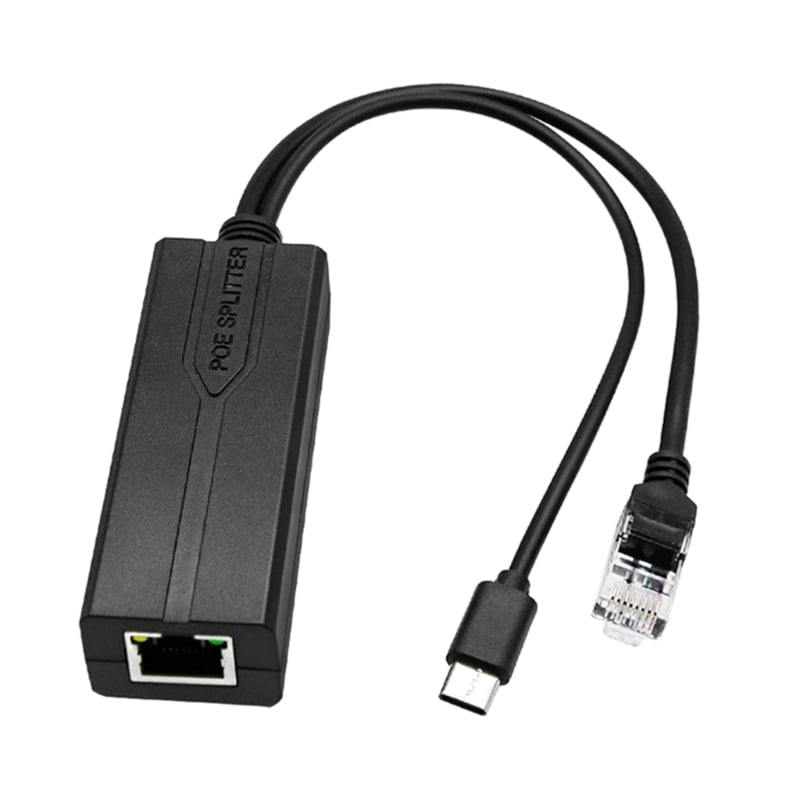 Small POE Splitter 48V To 5V USB C PoE Separator For Portable Device ...