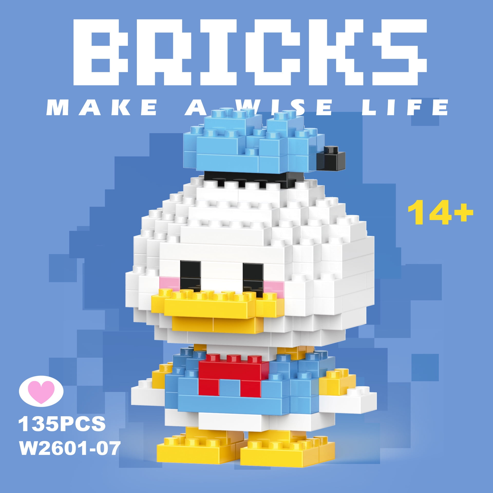 Small Particle Block Cartoon Doll Assembly Children's Toy Mini Block ...