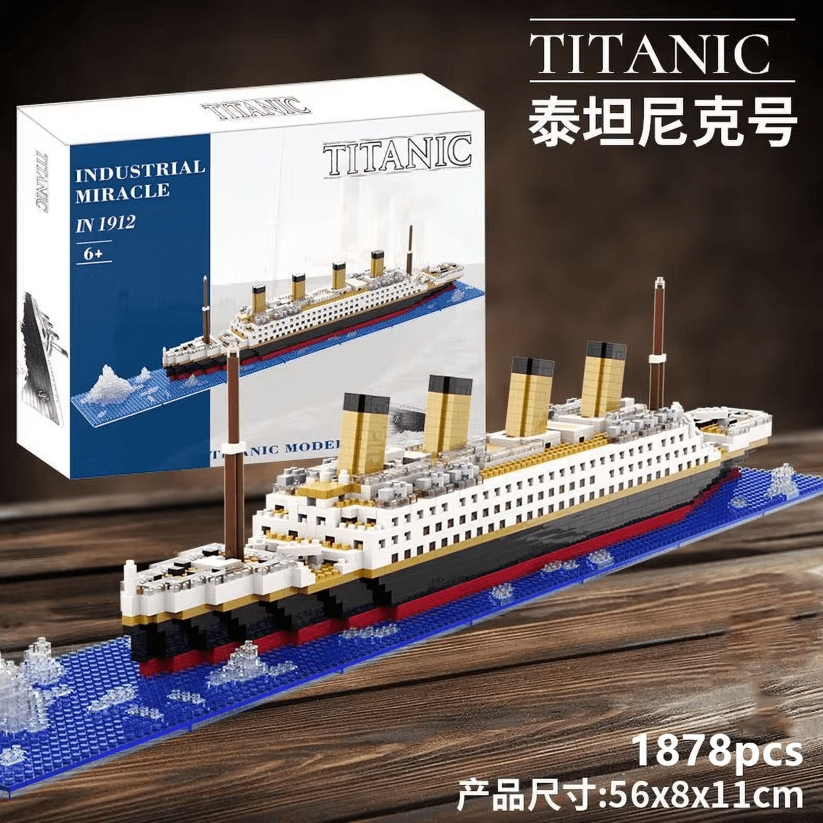 Small Particle Building Block Assembly Toy Titanic Giant Boy Girl ...
