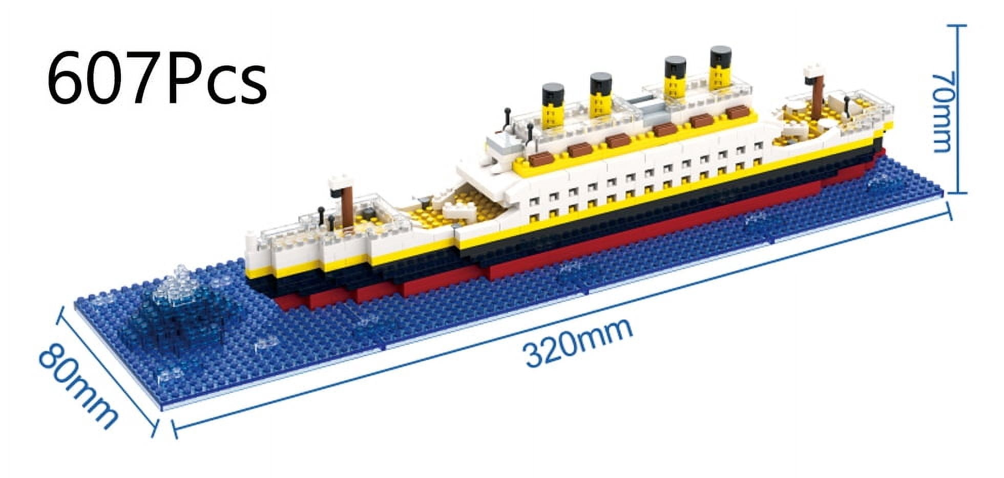 Small Particle Building Block Assembly Toy Titanic Giant Boy Girl ...