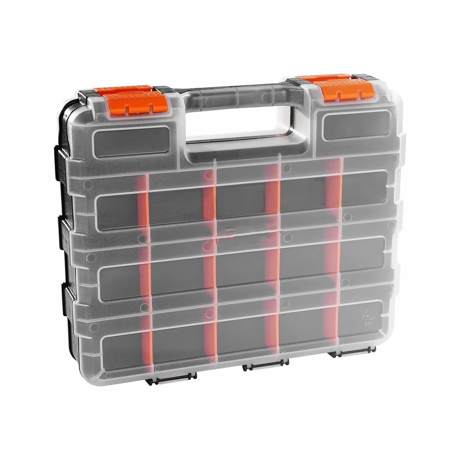 Small Parts Organizer 34 Compartment Double-Sided, Hardware Organizer ...