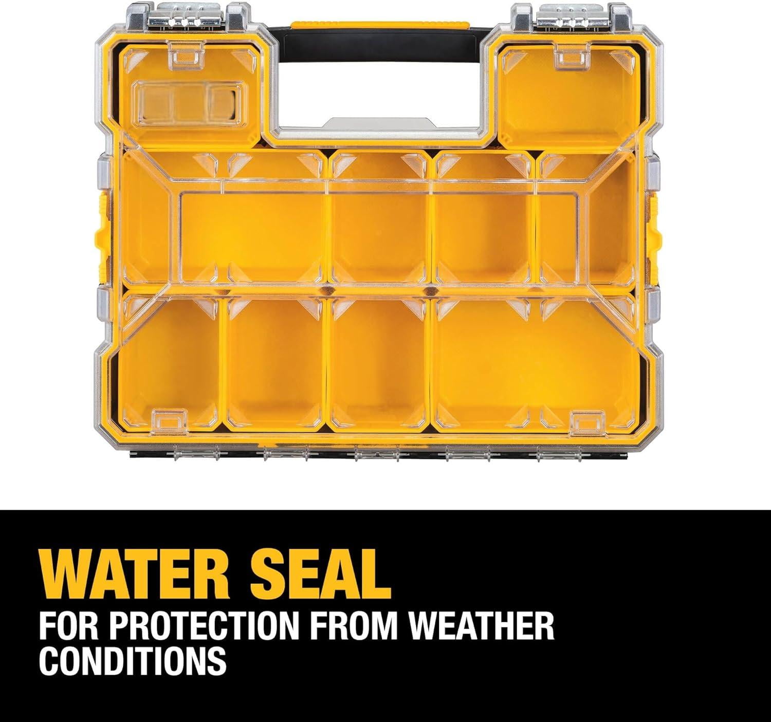 Small Parts Organizer, Hardware Storage Box with Removable Dividers, 10 ...