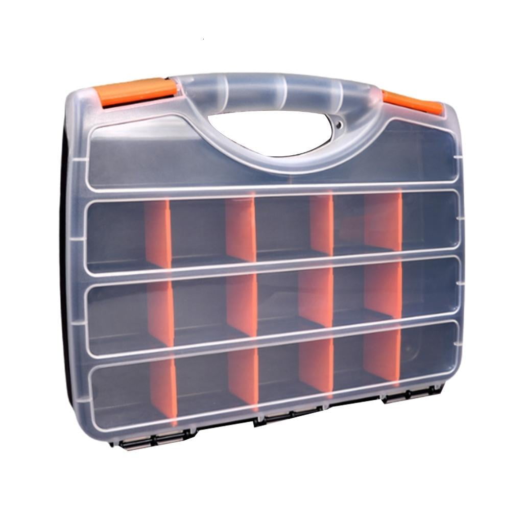 Small Parts Organizer Tools Organizer Box with Removable Dividers ...