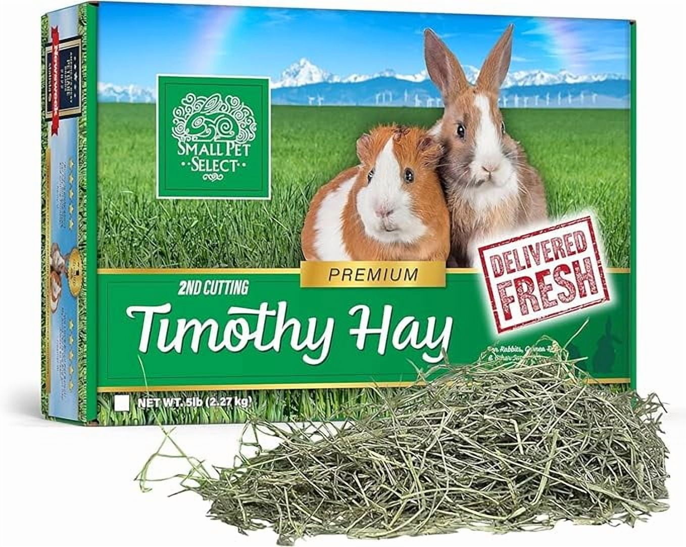 Small Pet Select Perfect 2nd Cutting Timothy Hay Blend, Healthy Food ...