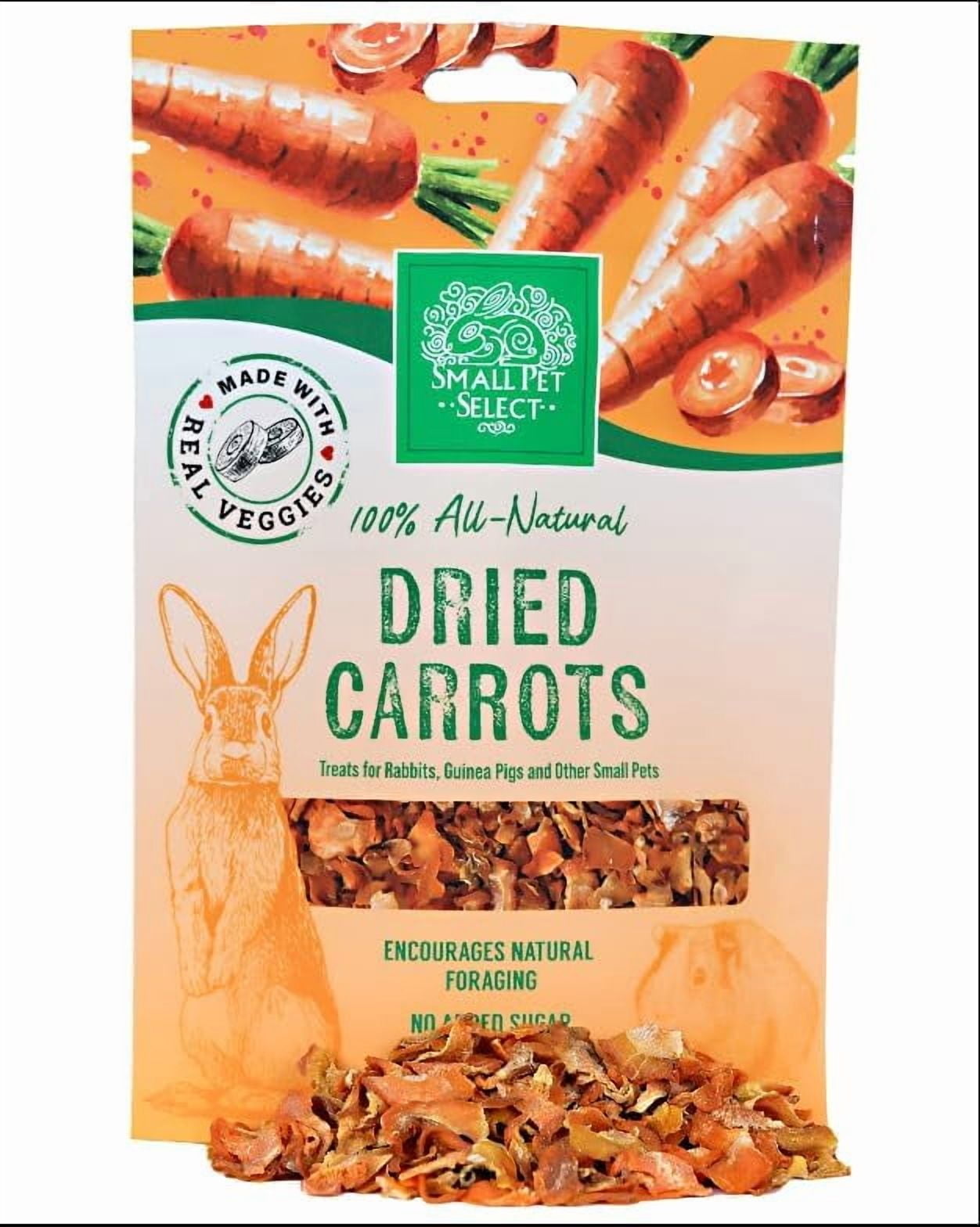 Small Pet Select - Dried Carrot, a Natural Treat for Rabbits, Guinea ...